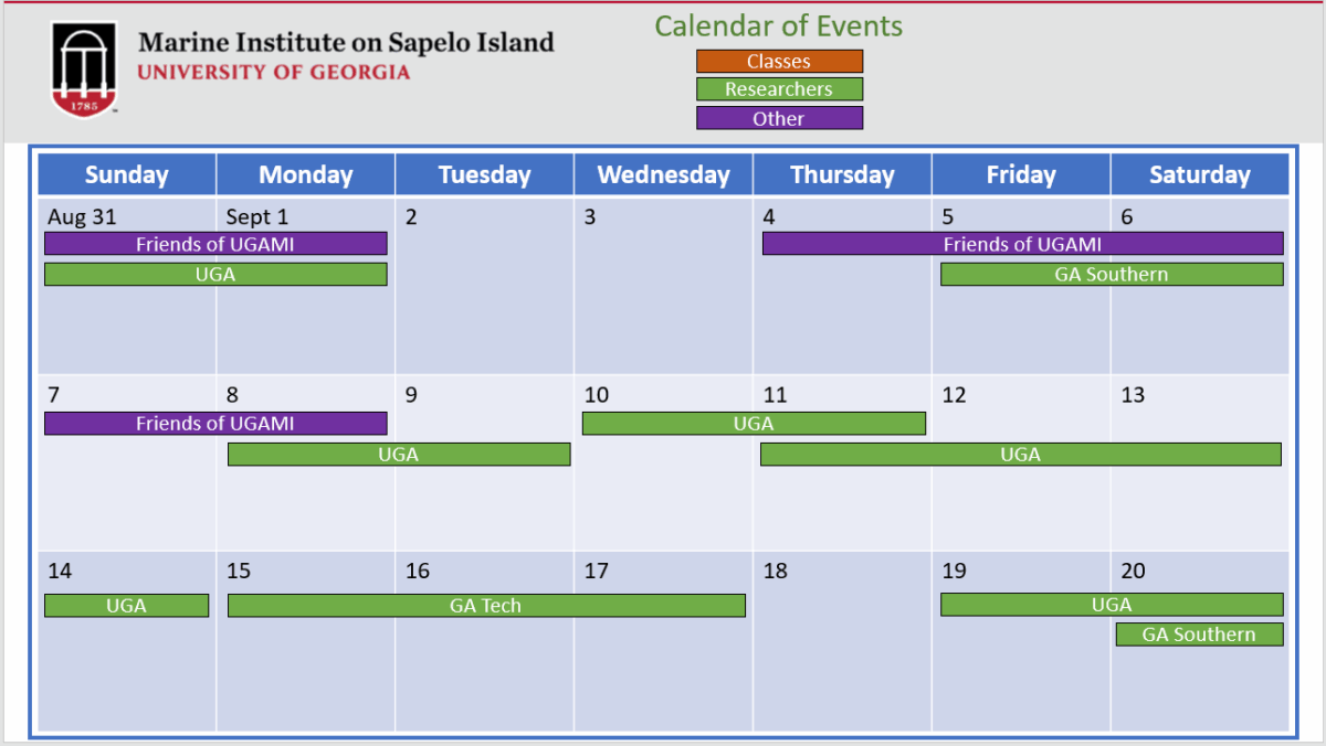 UGAMI, UGA Marine Institute overview, office of research, uga